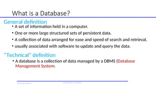 Presentation2 and introduction to database | PPTX