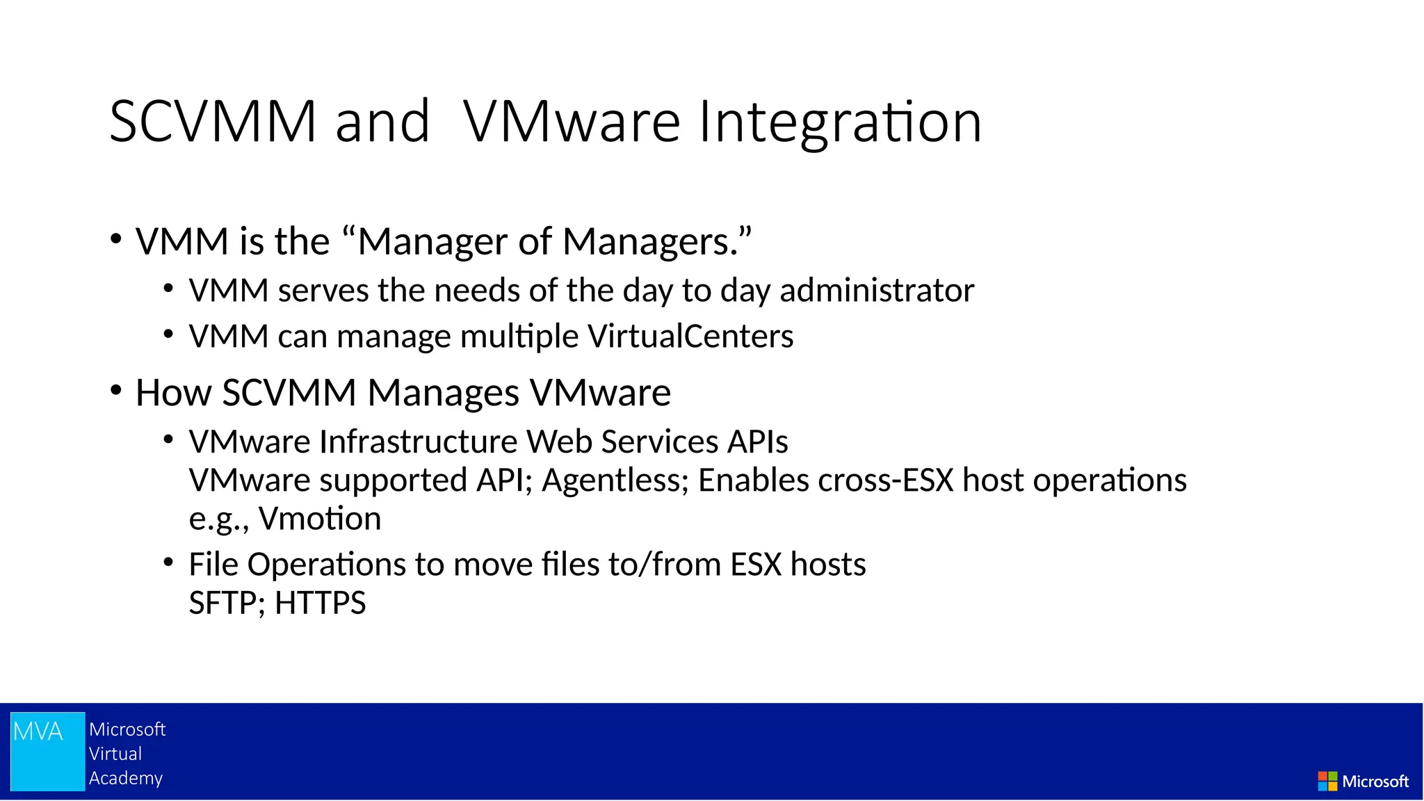 Presentation SCVMM and VMware Integration .pptx