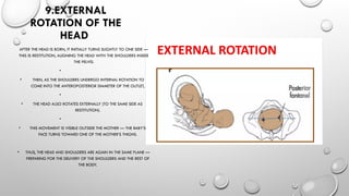 Physiology of second stage of labour/ mechanism of labour | PPTX