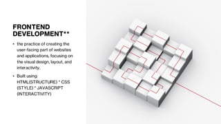 Comprehensive Guide to Modern Web Development: Frontend, Backend, and ...