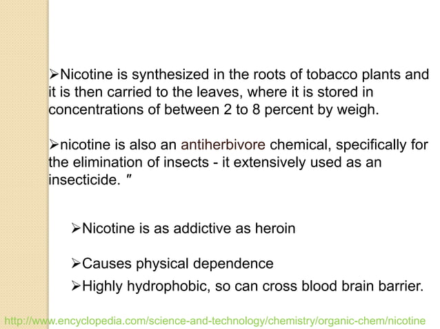 nicotine | PPTX