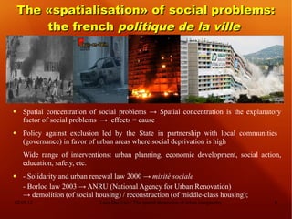 The spatial dimension of urban marginality | PDF | Politics