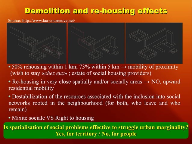The spatial dimension of urban marginality | PDF | Politics