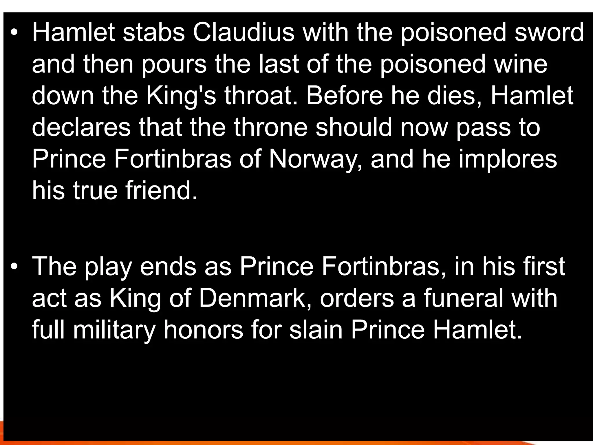 Hamlet by William Shakespeare Summary | PPT