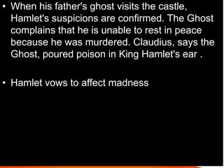 Hamlet by William Shakespeare Summary | PPT