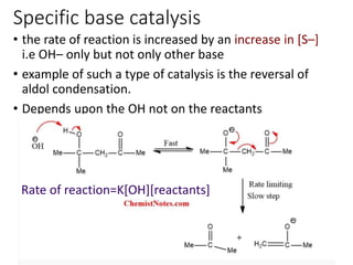 Acid Base Catalysis and ultraviolet u .v light | PPT