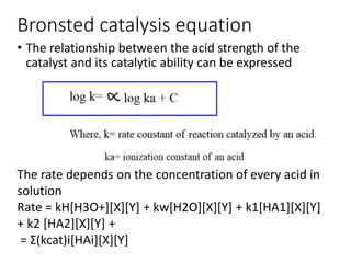 Acid Base Catalysis and ultraviolet u .v light | PPT