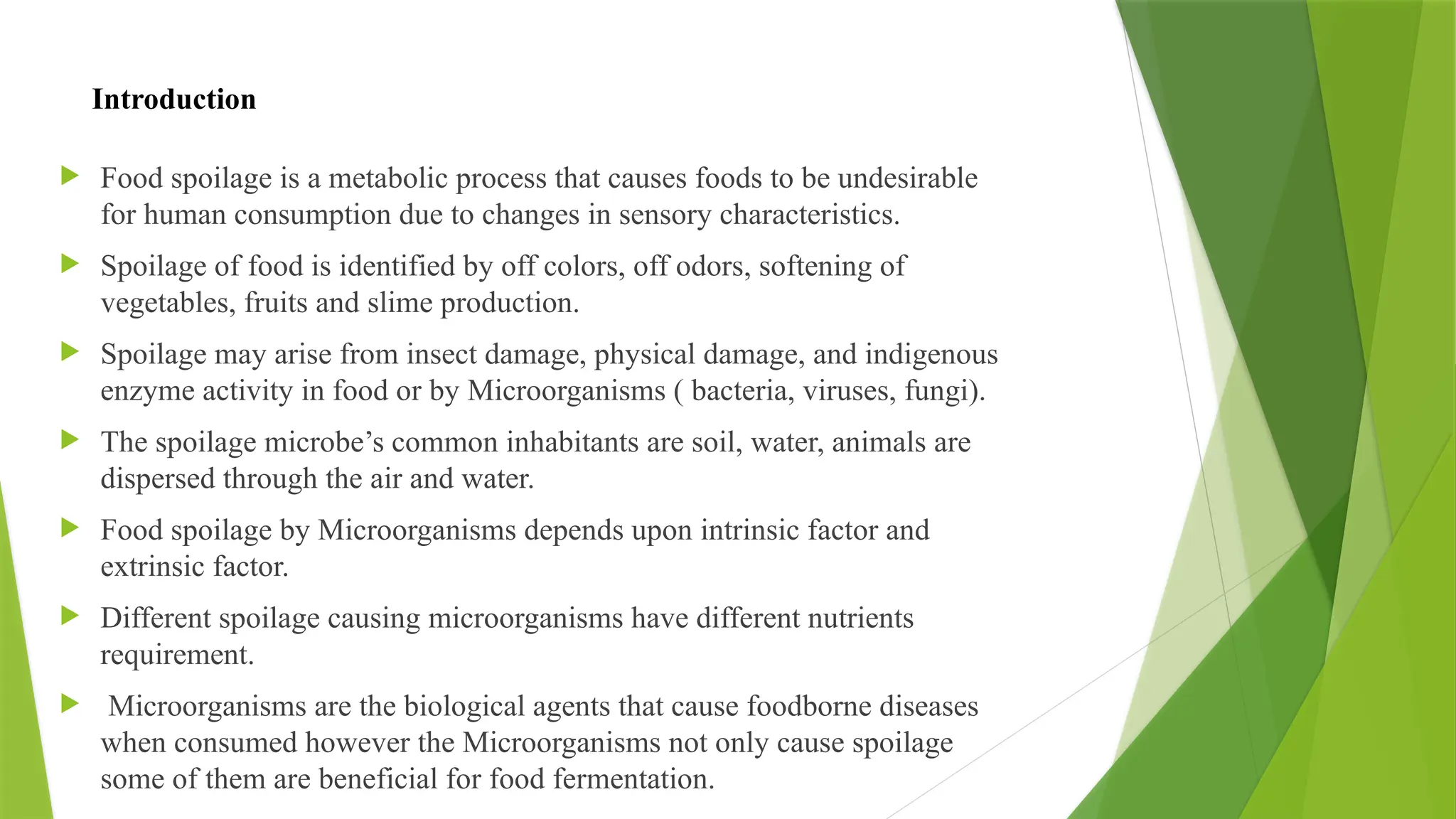 Food microbiology -spillage of food food product | PPTX