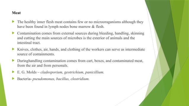 Food microbiology -spillage of food food product | PPTX | Chemistry ...