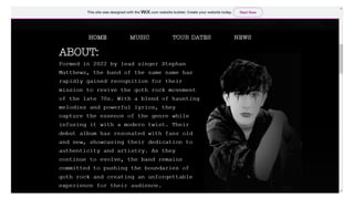 Media Coursework Website Screenshots for screen size | PPT