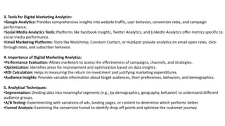 Digital Marketing Metrics and Analytics. | PPTX | Internet | Computing