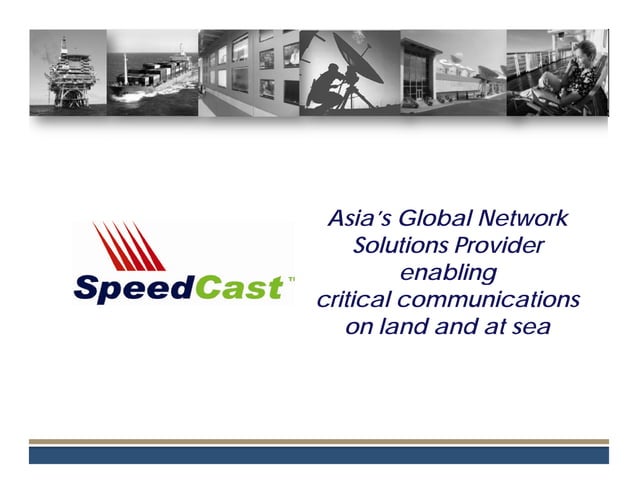 Presentation 2010 speedcast | PPT