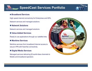Presentation 2010 speedcast | PDF | Computer Networking | Computing