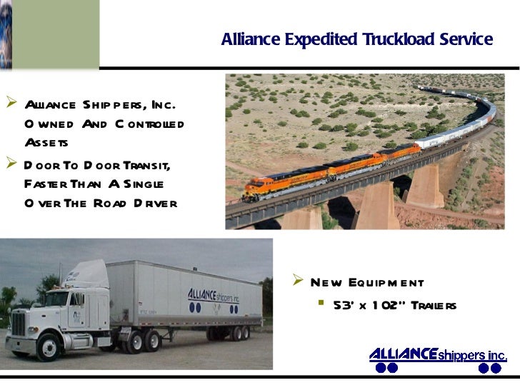 Alliance Shippers Inc Presentation 2011