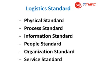 Presentation 2013 09-13 Thai Logistics Standard to World Class ...