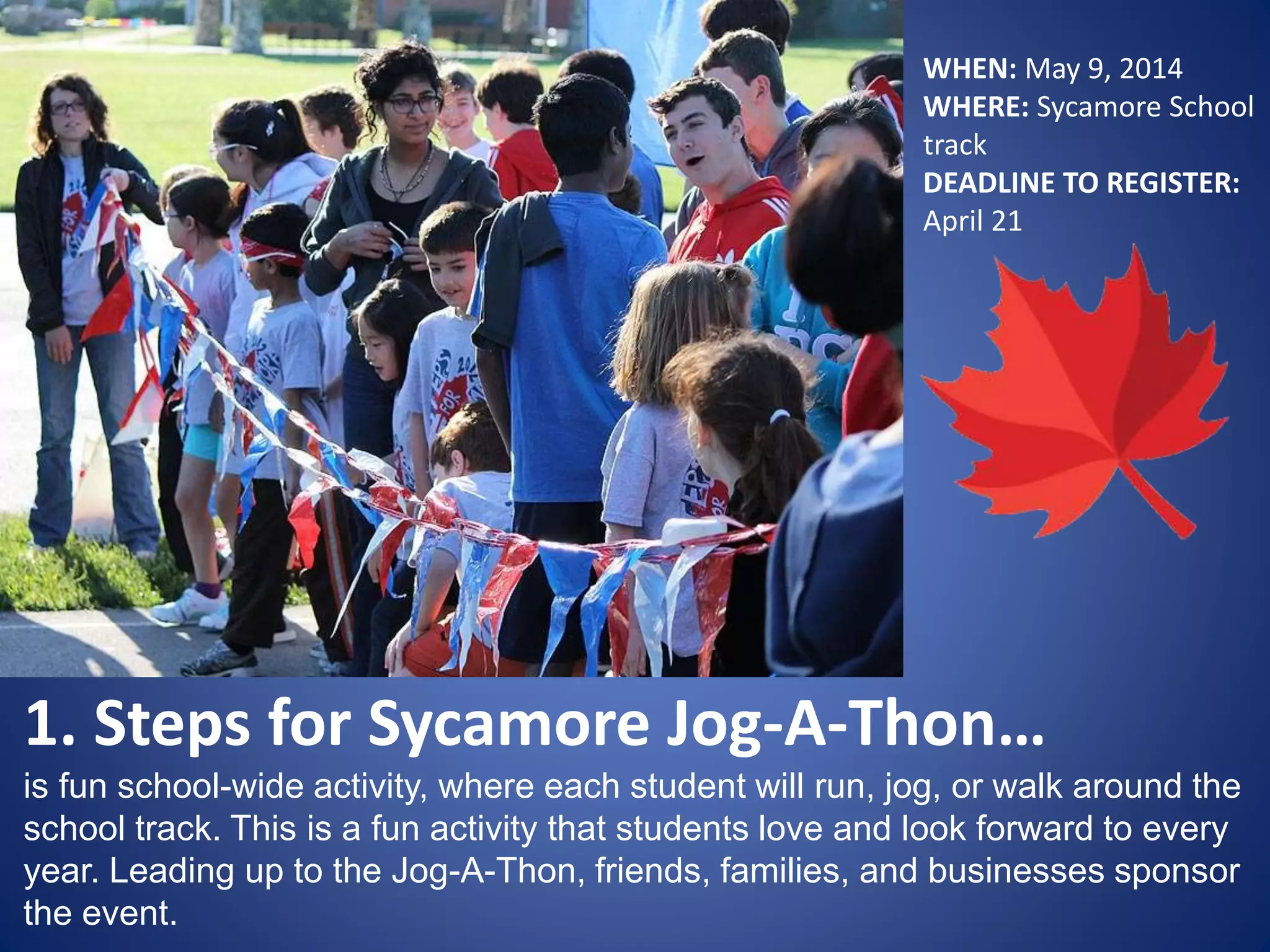 Jog-A-Thon - 7 Things you need to know | PPT