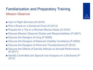 Mission Observer Ground Training | PPTX