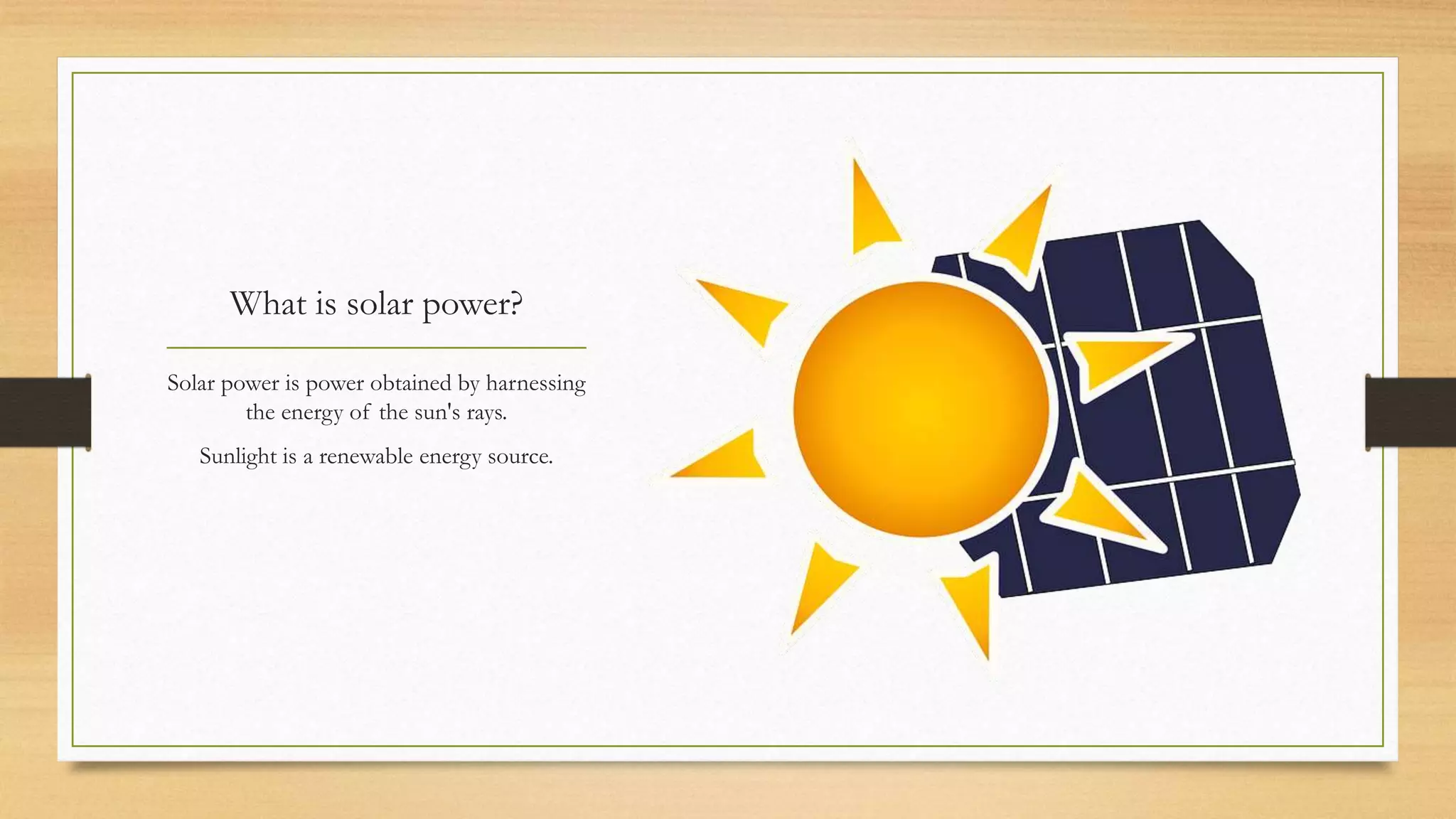 Solar Power | PPT