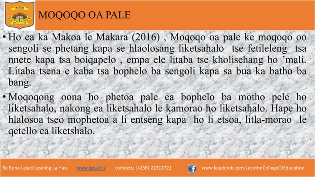 Moqoqo | PPTX