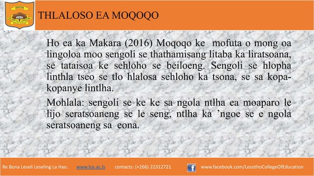 Moqoqo | PPTX