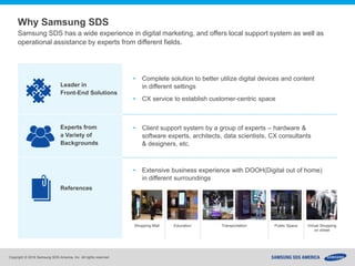 Presenting Samsung SDS DPM | PPTX | Advertising Industry | Industries