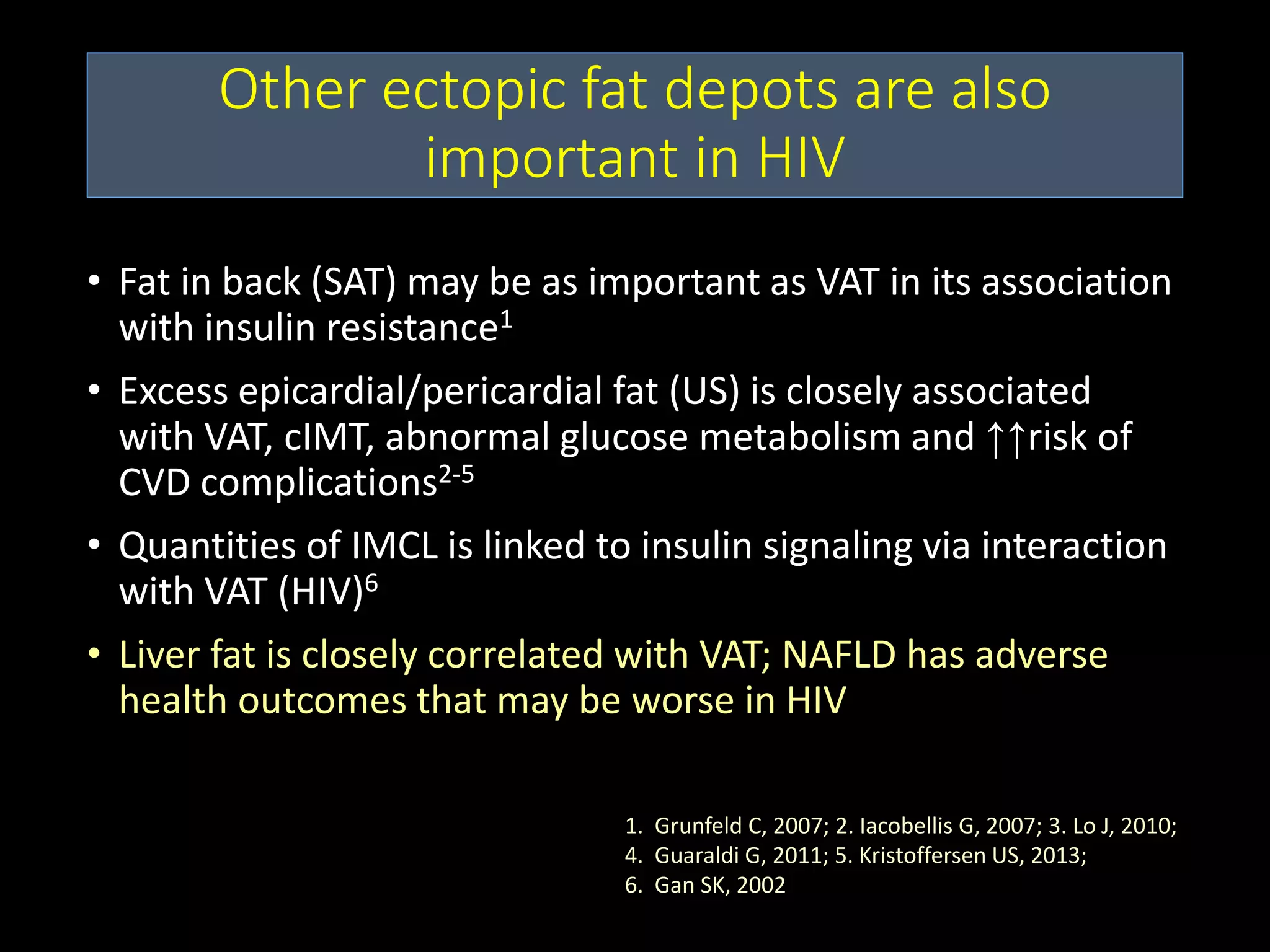 Abdominal Obesity or Visceral Adiposity In HIV patients | PPT
