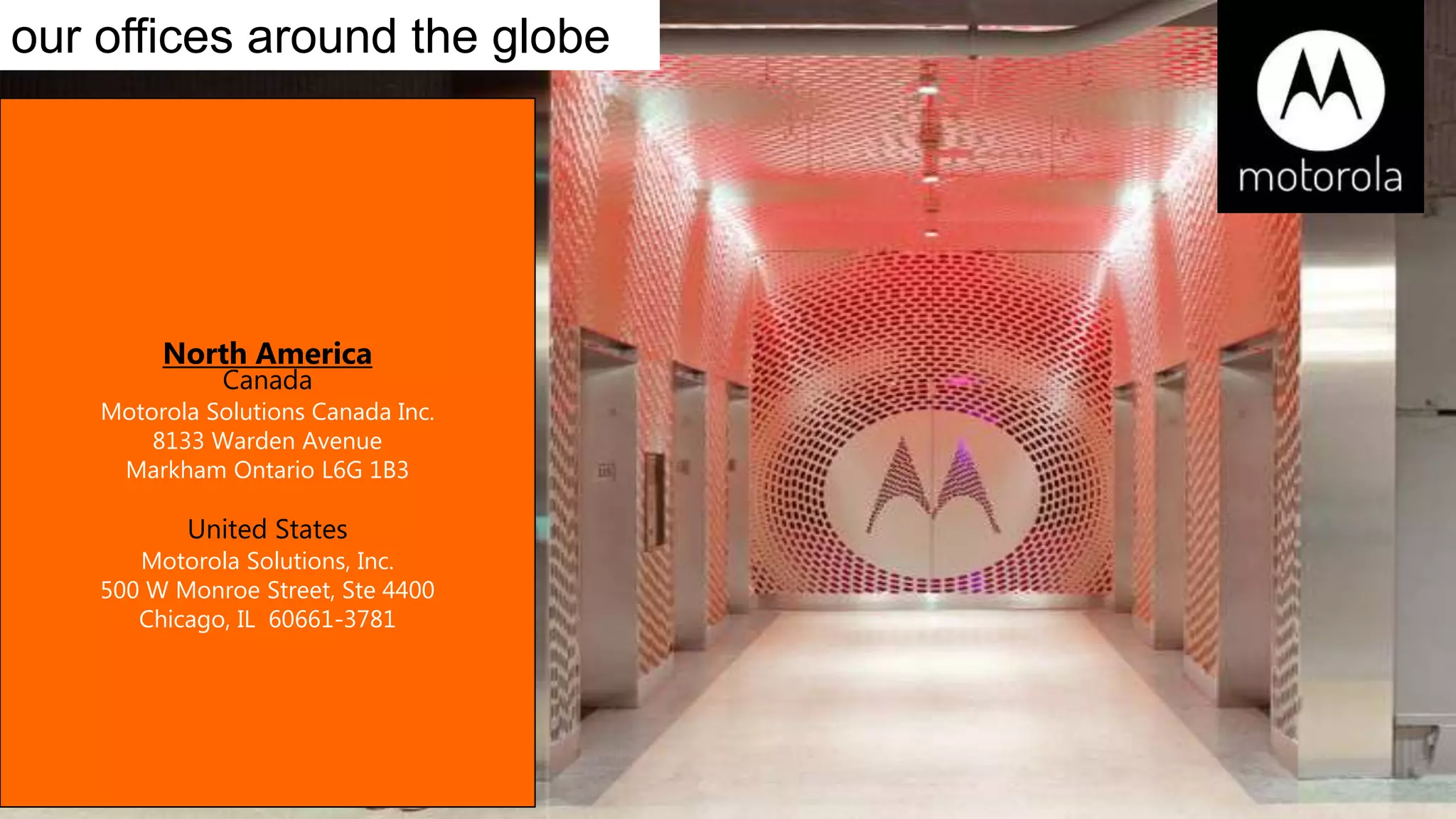 Presentation on motorola | PPTX