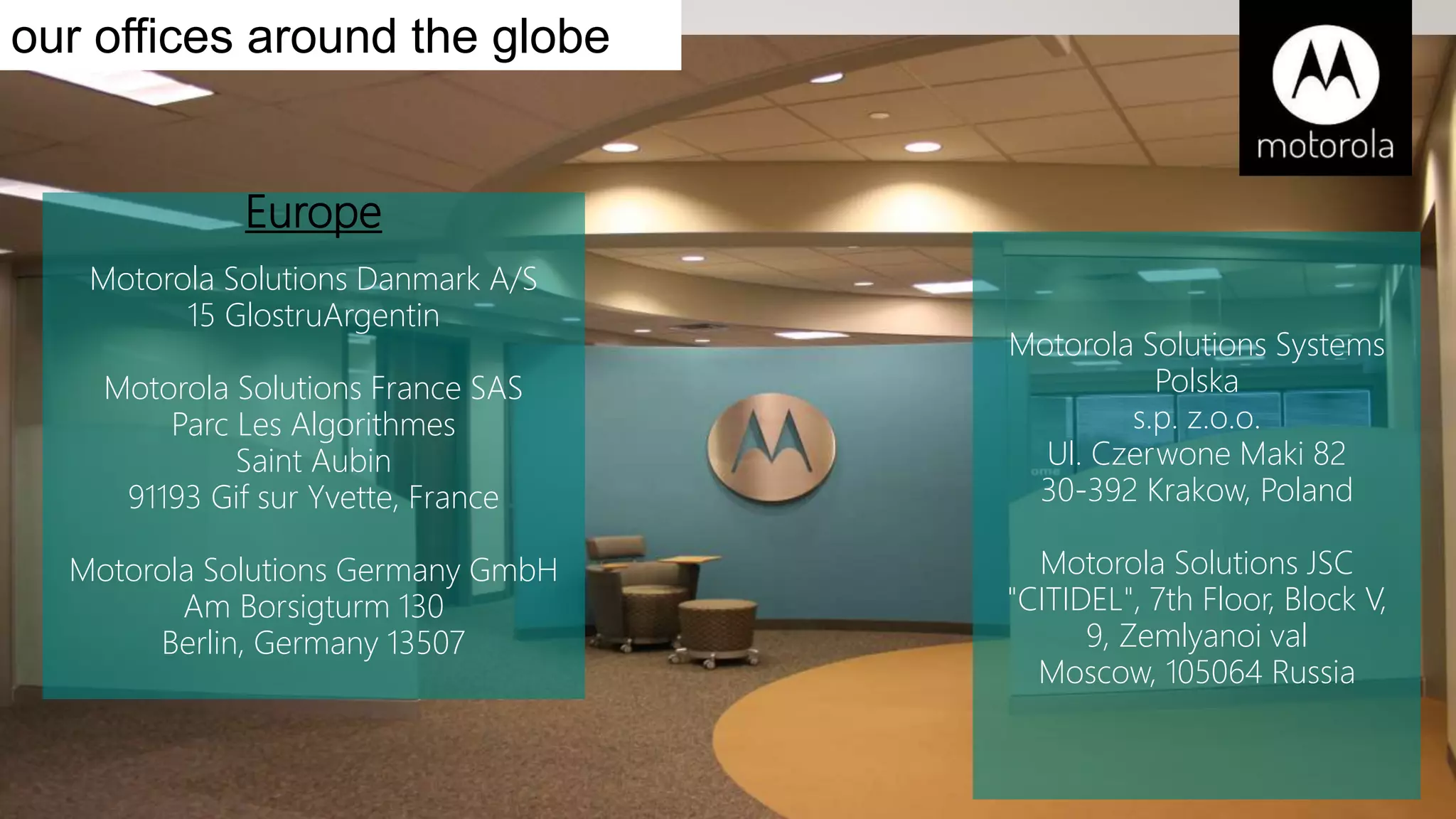 Presentation on motorola | PPTX