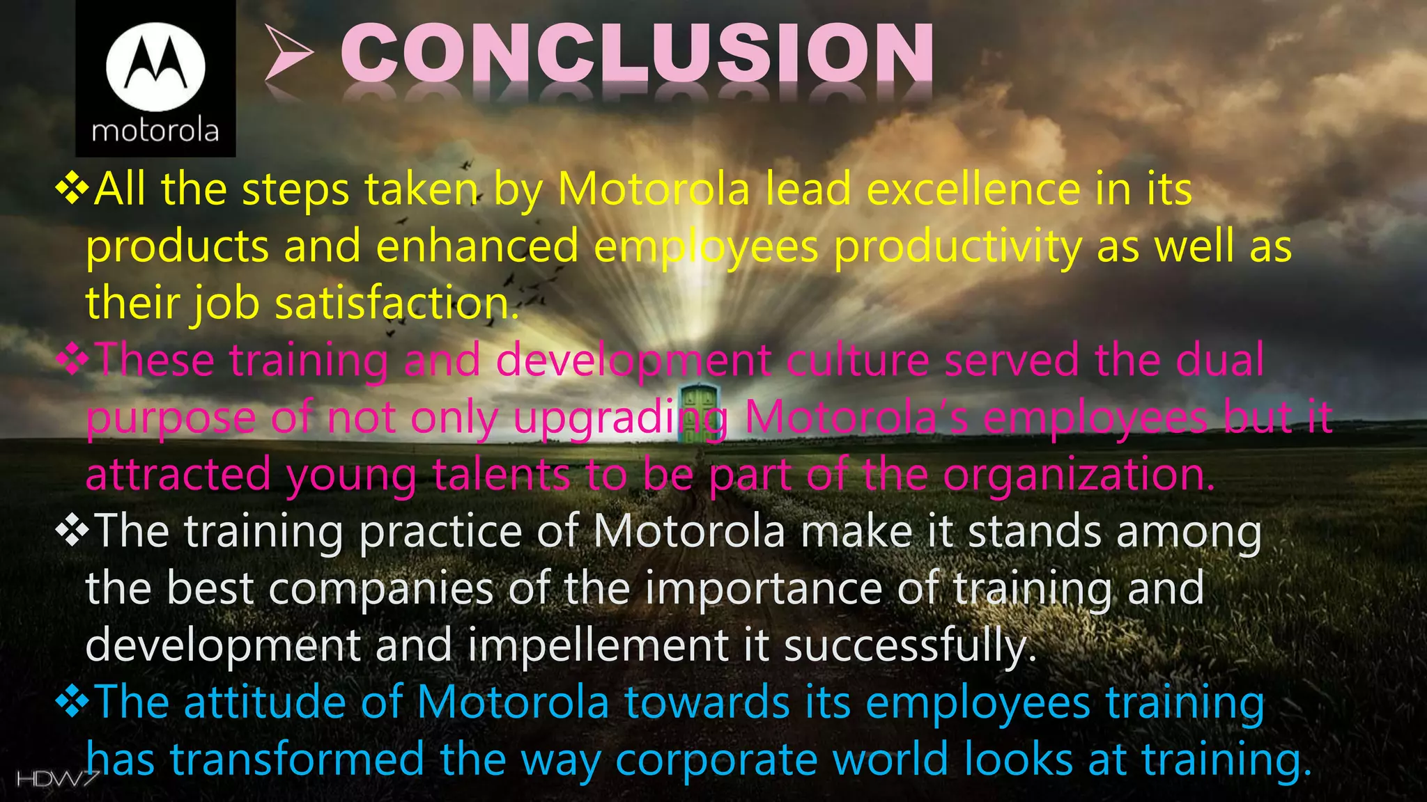 Presentation on motorola | PPTX