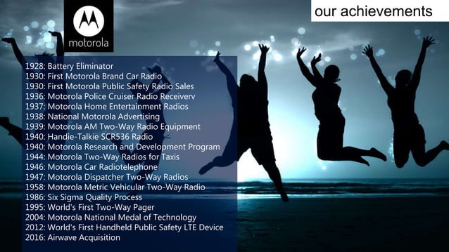 Presentation on motorola | PPTX