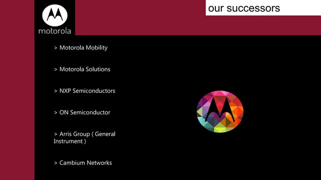 Presentation on motorola | PPTX