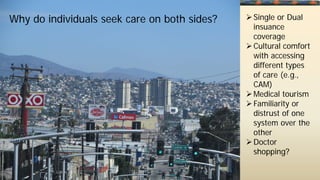 Binational patients and cross-border care seeking behavior, U.S.-Mexico ...