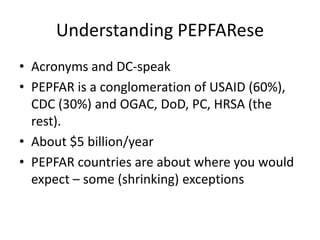 PEPFAR Programs | PDF