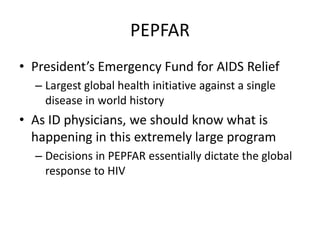 PEPFAR Programs | PDF