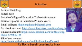 Linonyana tsa Lesotho | PPTX