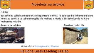 MEFUTA E MERARO EA MOBU LE MESEBETSI EA OONA | PPTX | Africa Travel ...