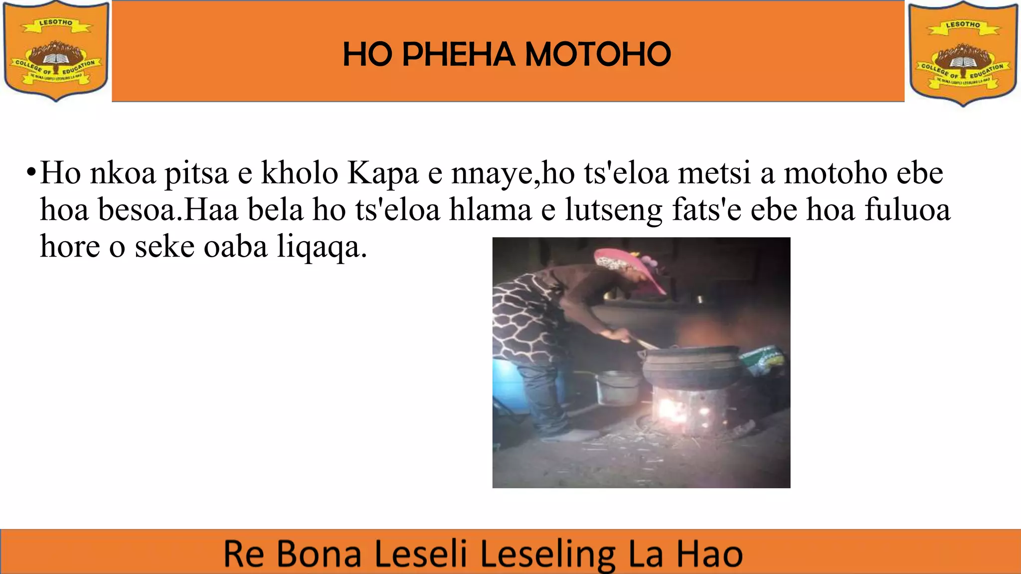 Mesebetsi ea basali ba Basotho | PPTX