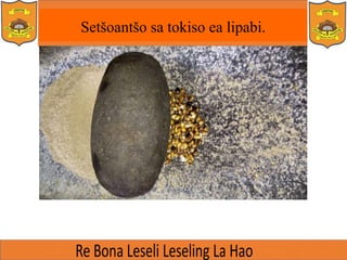 Lijo tsa Sesotho tse entsoeng ka poone. | PPTX