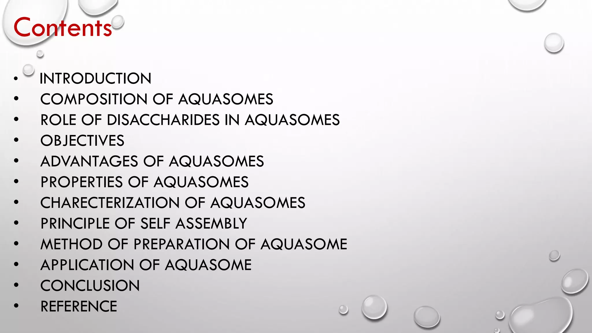 AQUASOMES: A NOVEL CARRIER FOR DRUG DELIVERY SYSTEM | PPT