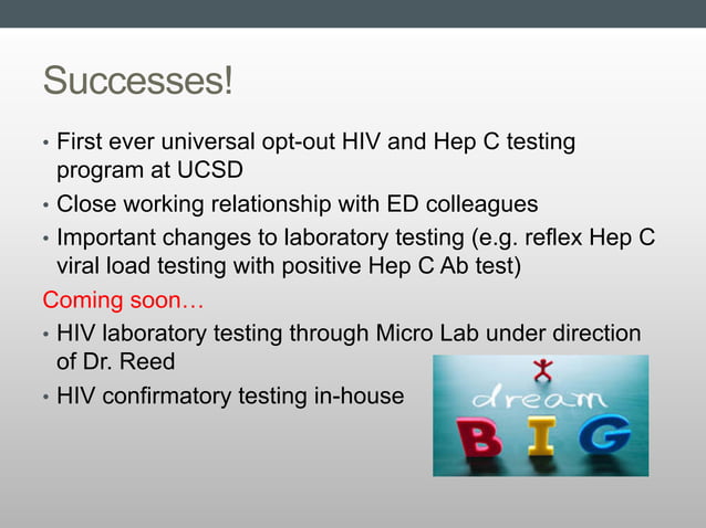 Universal HIV and Hepatitis C Testing in the UCSD Emergency Departments ...