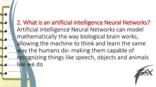 Artificial Intelligence Short Question and Answer | PPTX