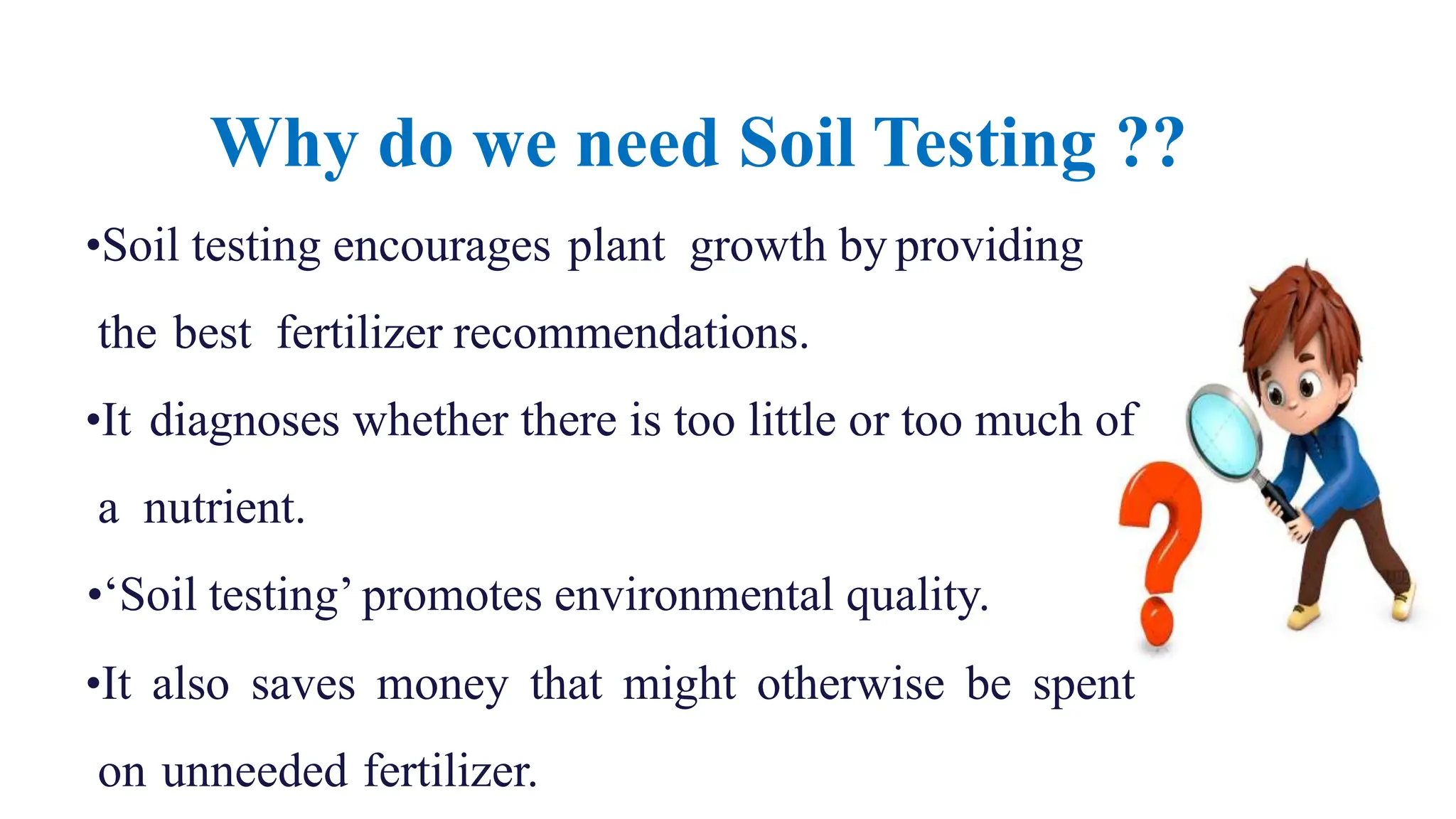 Soil sampling analysis for various technique | PPTX