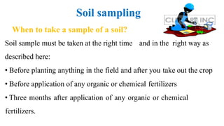 Soil sampling analysis for various technique | PPTX