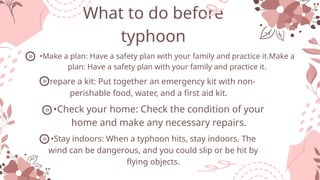 SafetyMeasuresBeforeDuringandAfterTyphoon | PPTX