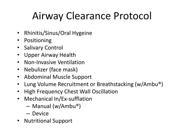 Optimizing Respiratory Care in ALS | PPTX | Physical Therapy | Wellness
