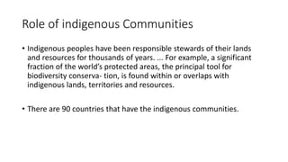 Role of Traditional Knowledge in The Conservation | PPTX