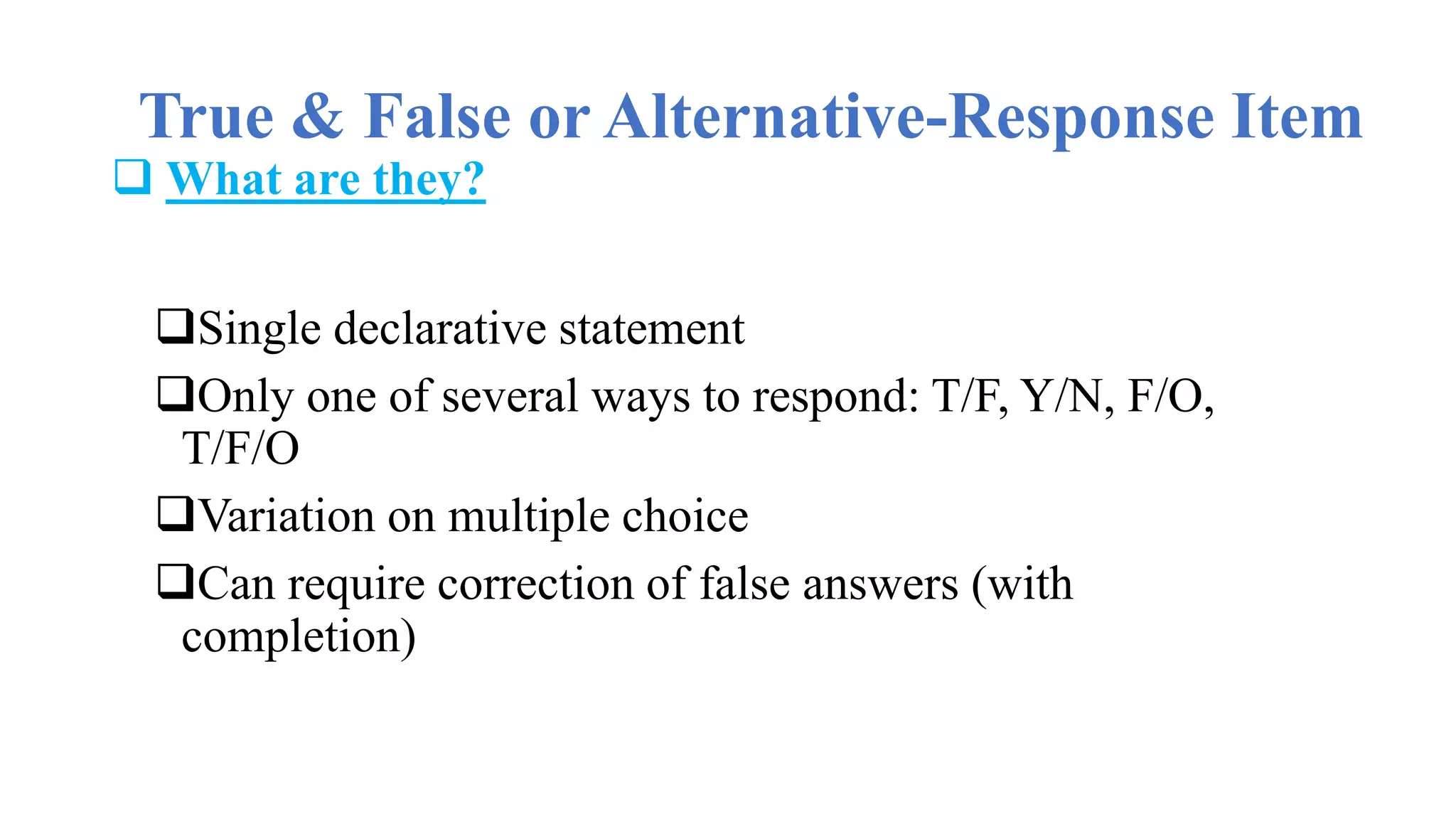 Comparison Between Objective Type Tests and Subjective Type tests ...