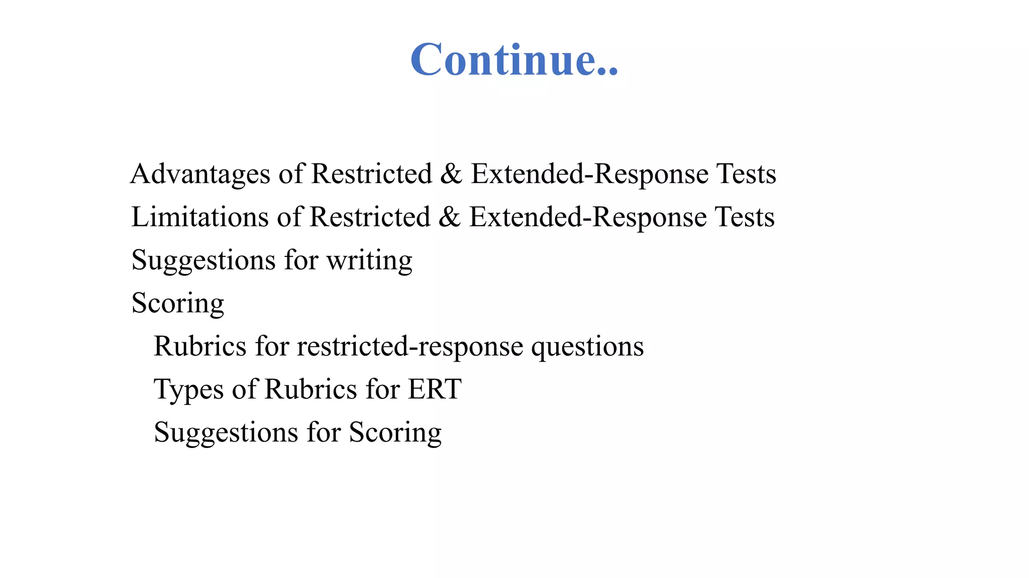 Comparison Between Objective Type Tests and Subjective Type tests ...
