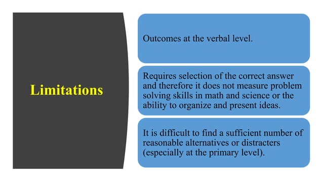Comparison Between Objective Type Tests and Subjective Type tests ...