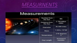 Neptune powerpoint presentation/ Neptune last planet | PPT